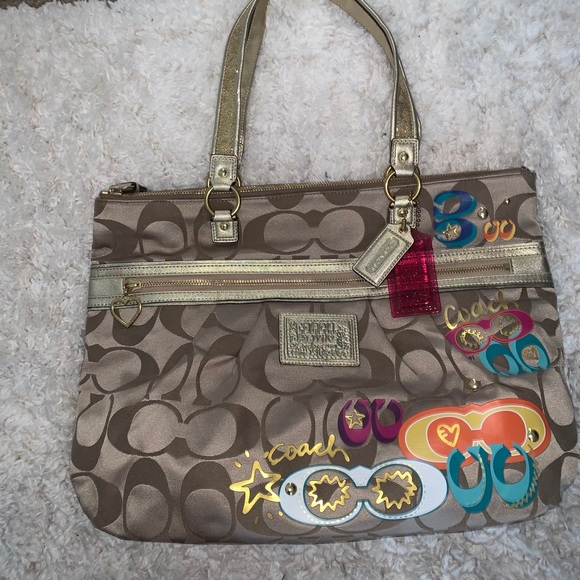 Coach | Bags | Coach Graffiti Vintage Shoulder Bac | Poshmark